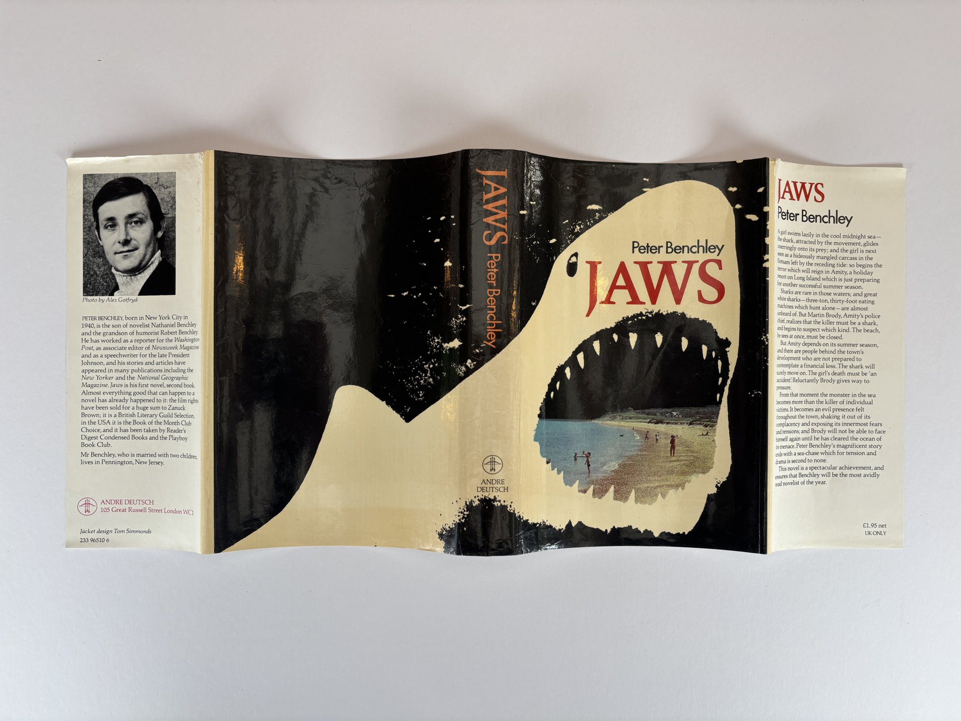 Peter Benchley - JAWS - First UK Edition 1974