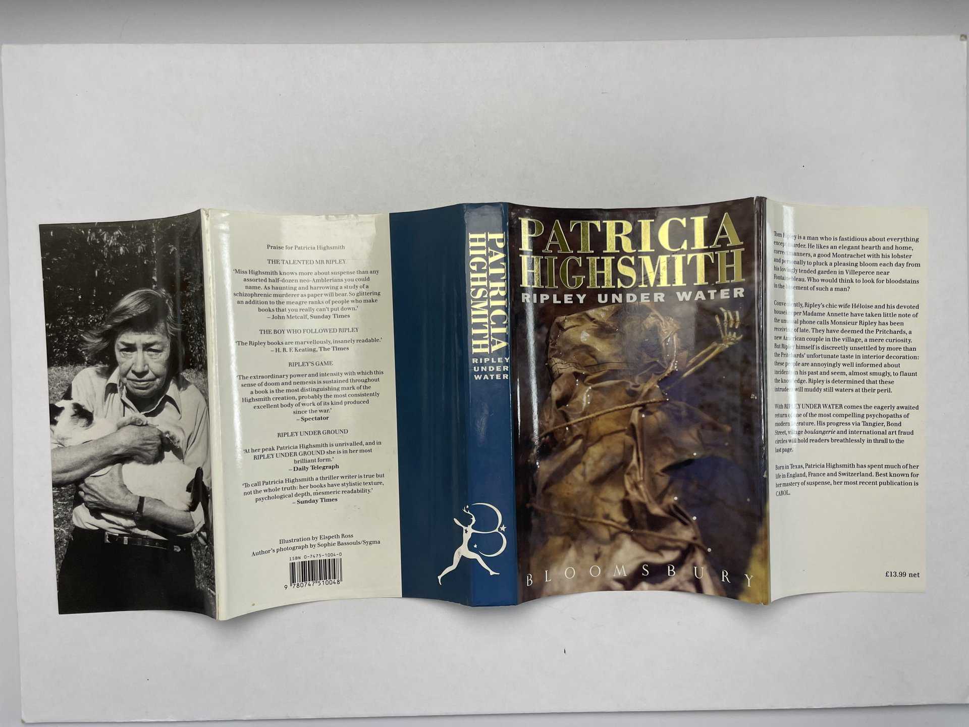 Patricia Highsmith - Ripley Under Water - SIGNED - First UK Edition 1991