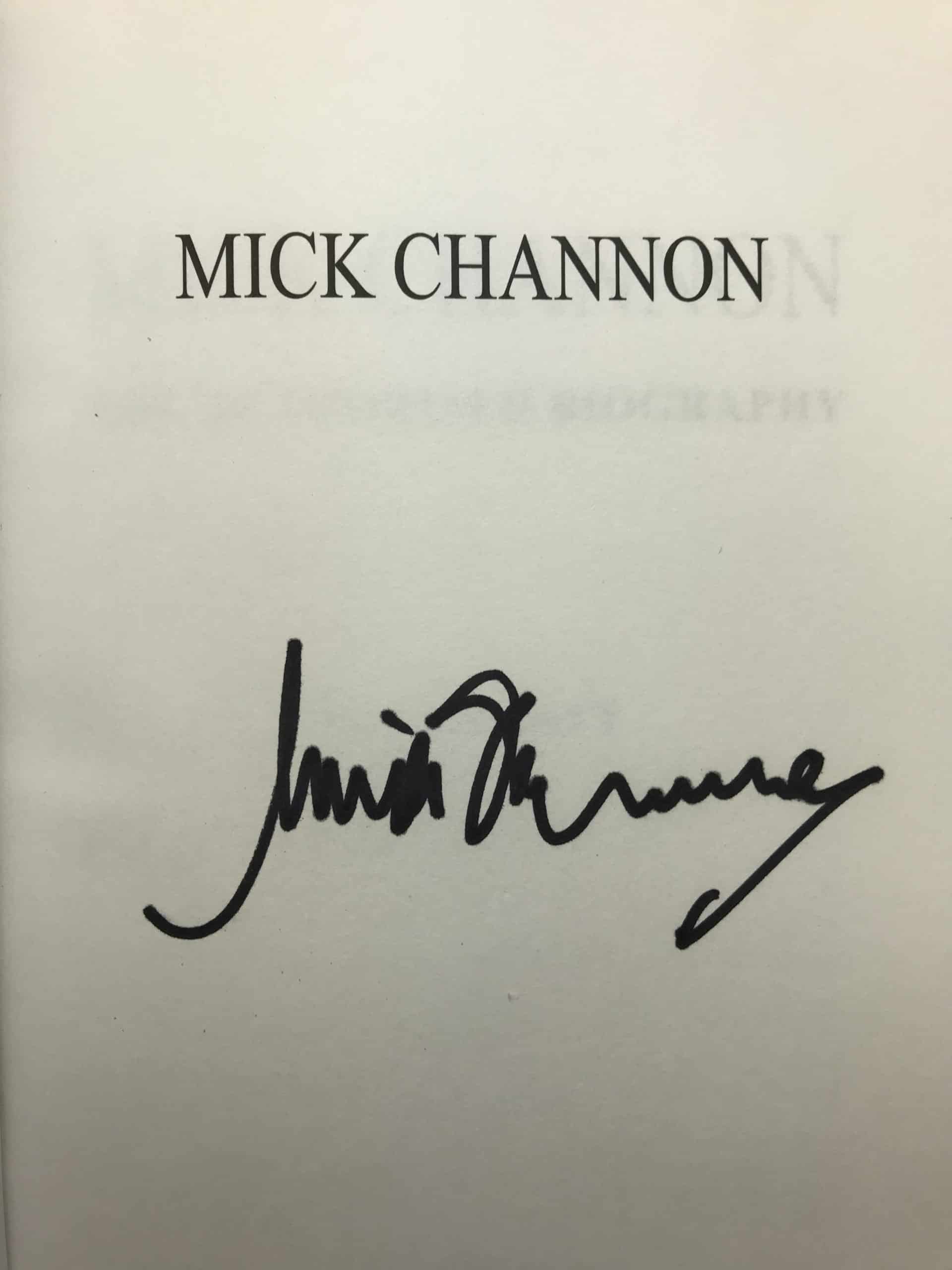 Mick Channon - The Authorised Biography - SIGNED First Edition 2004