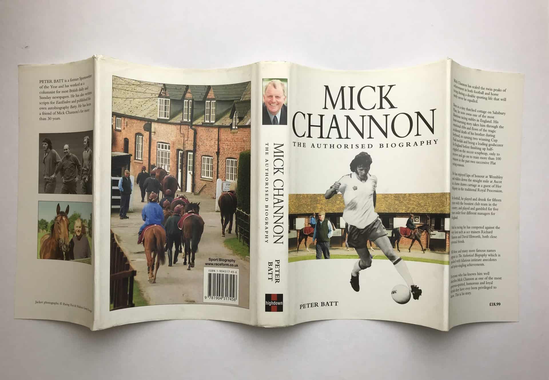 Mick Channon - The Authorised Biography - SIGNED First Edition 2004