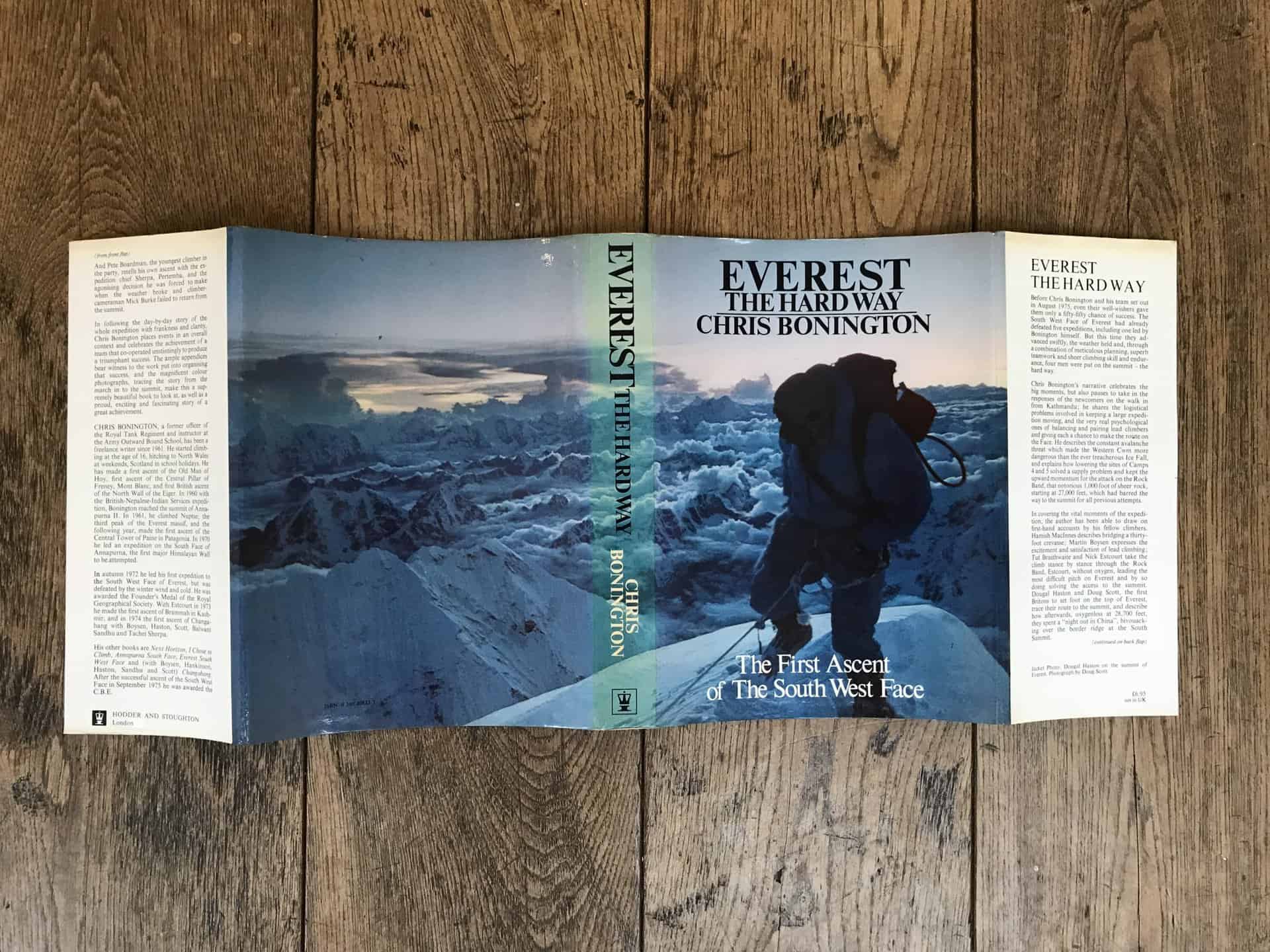 Chris Bonington - Everest The Hard Way - First Edition 1976
