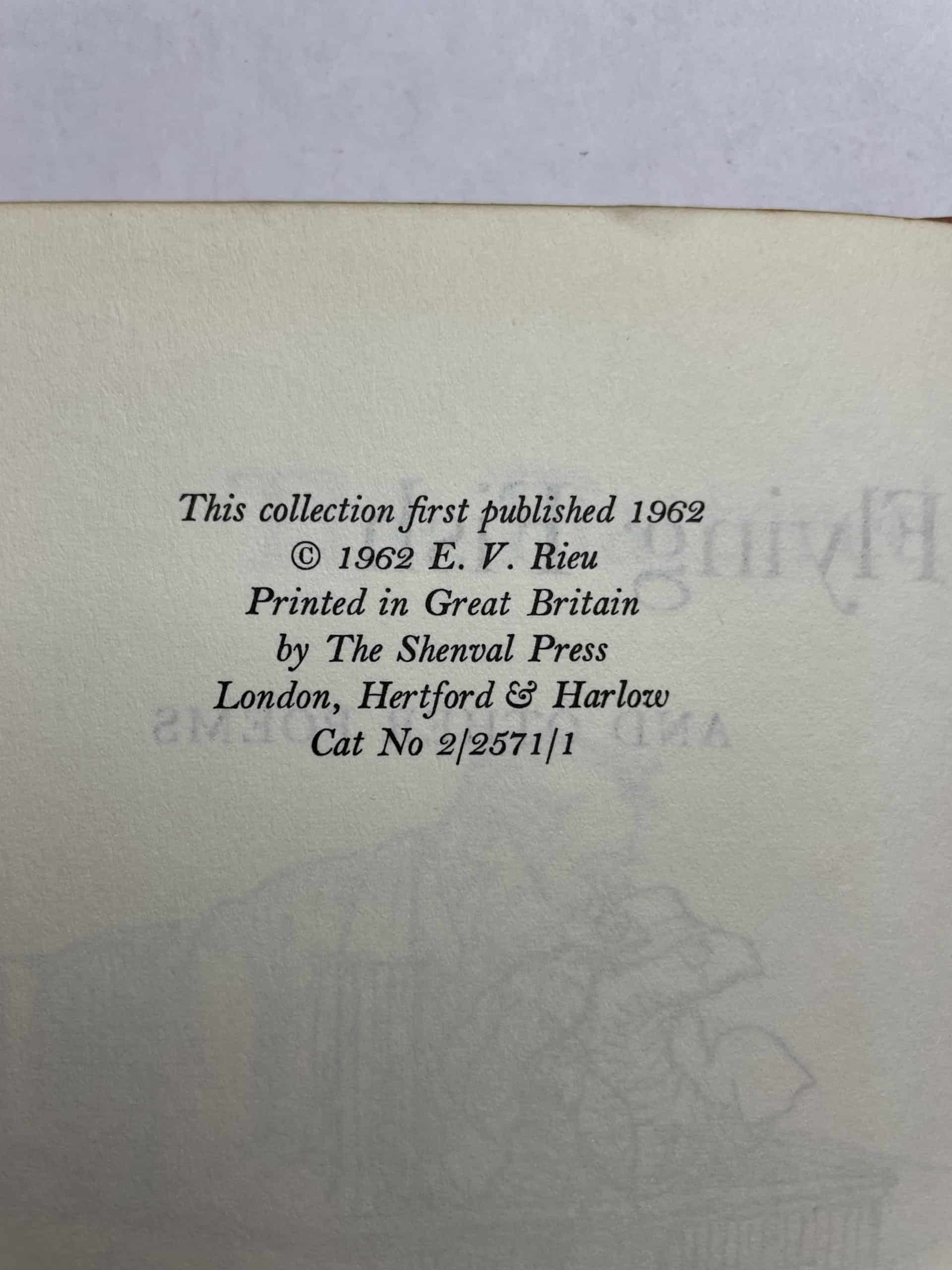 E.V. Rieu & E.H. Shepard - The Flattered Flying Fish And Other Poems ...