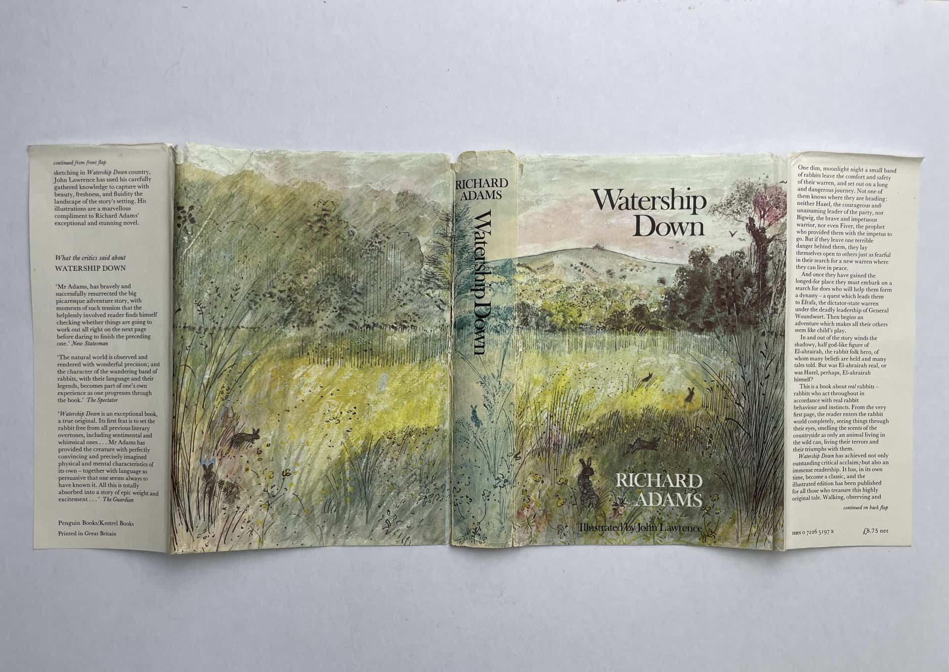 Richard Adams - Watership Down - First UK Illustrated Edition 1976