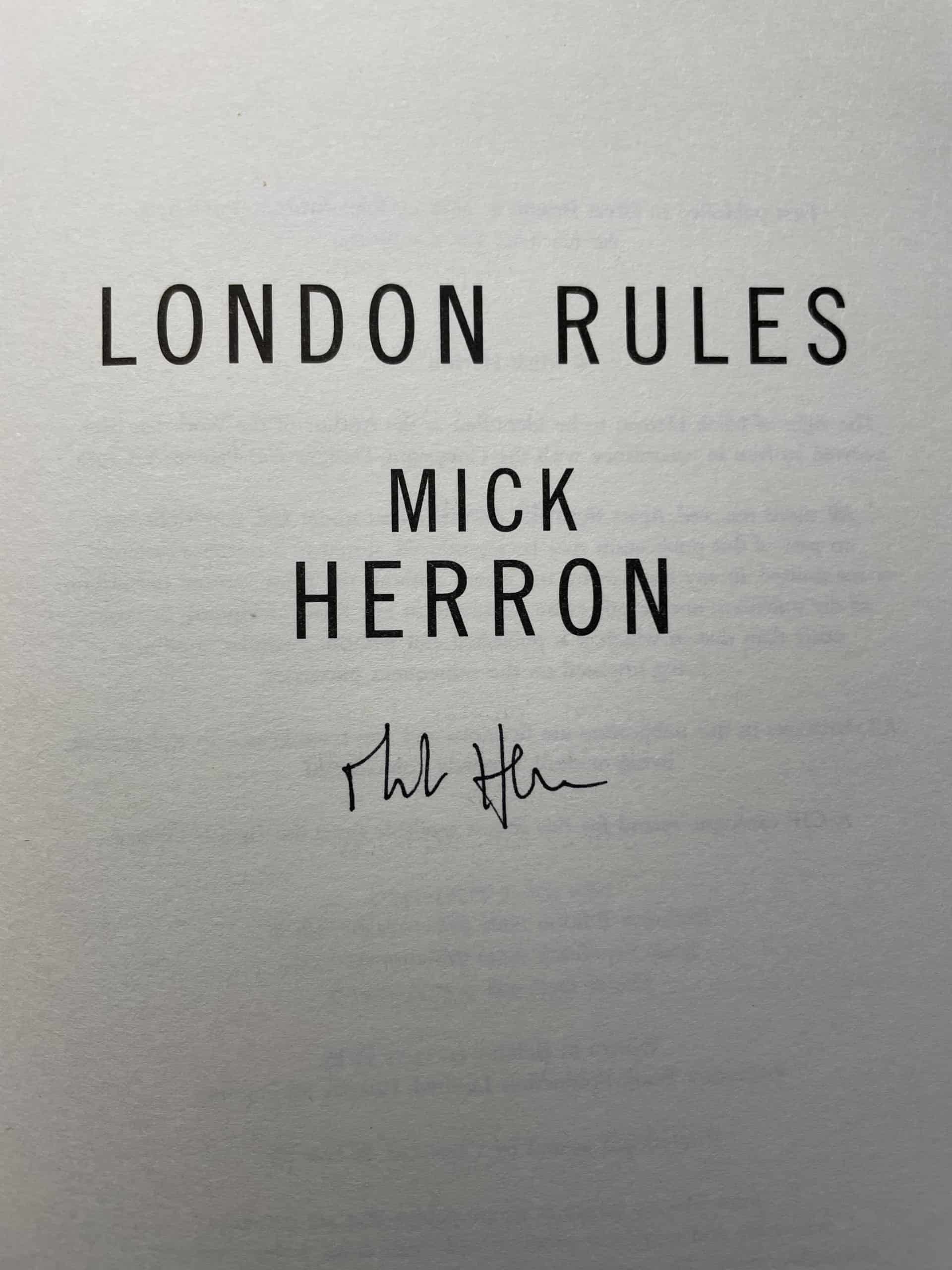 Mick Herron - The Jackson Lamb Collection - Signed First Edition Collection