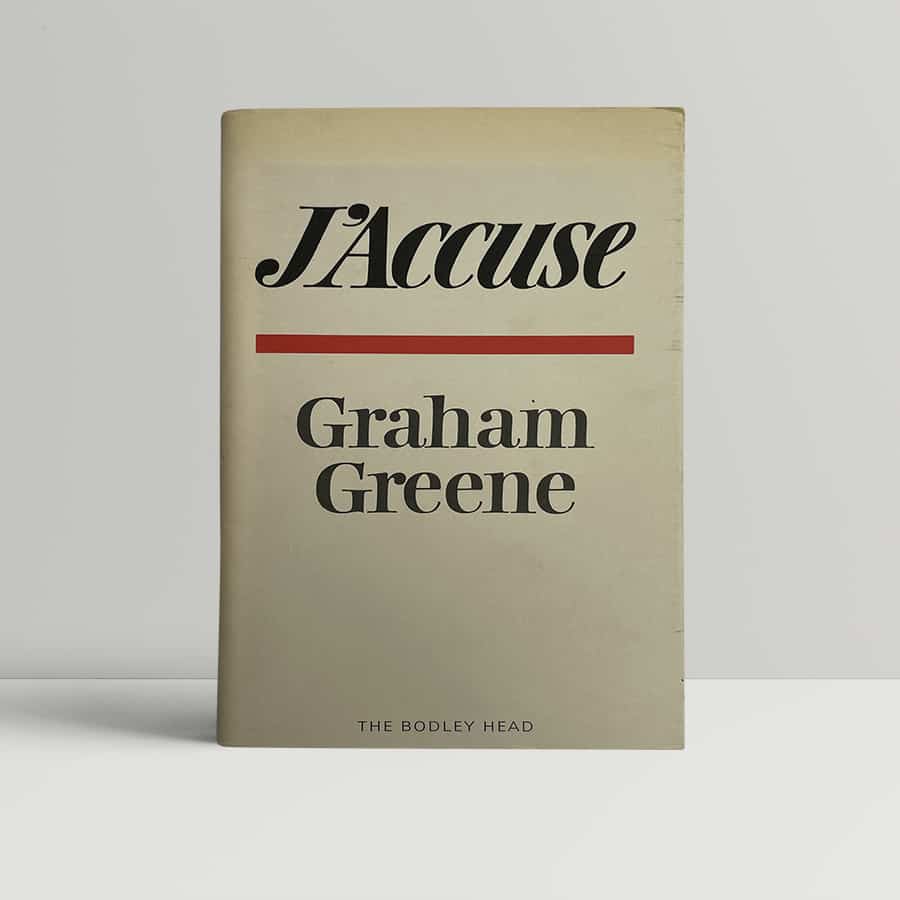 Graham Greene - J'Accuse - First Edition 1982