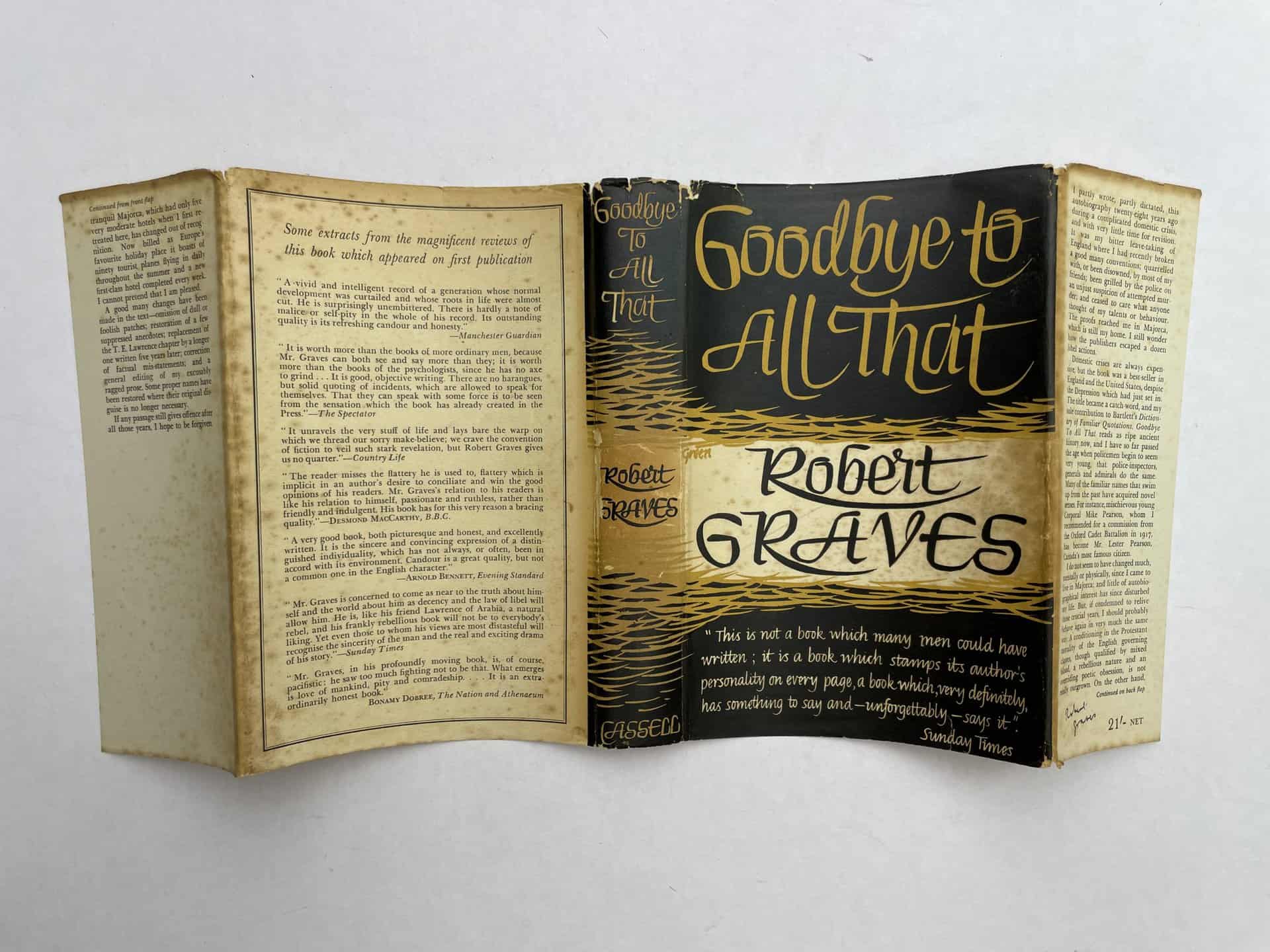 Robert Graves - Good-Bye To All That - SIGNED