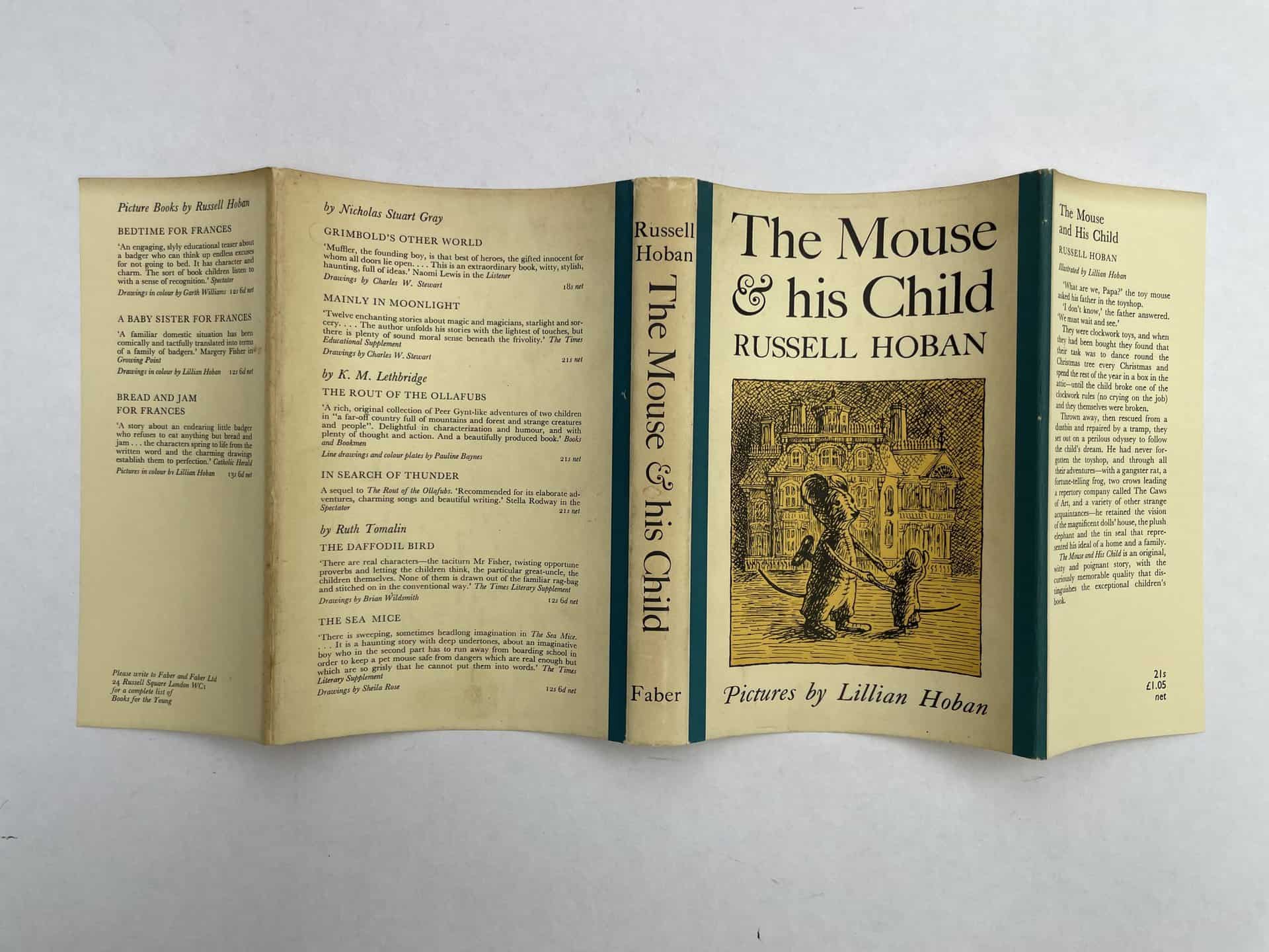 Russell Hoban - The Mouse And His Child - First Edition 1969
