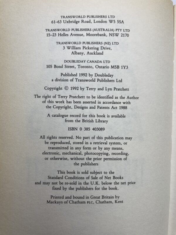 Terry Pratchett - Only You Can Save Mankind - First Edition 1992