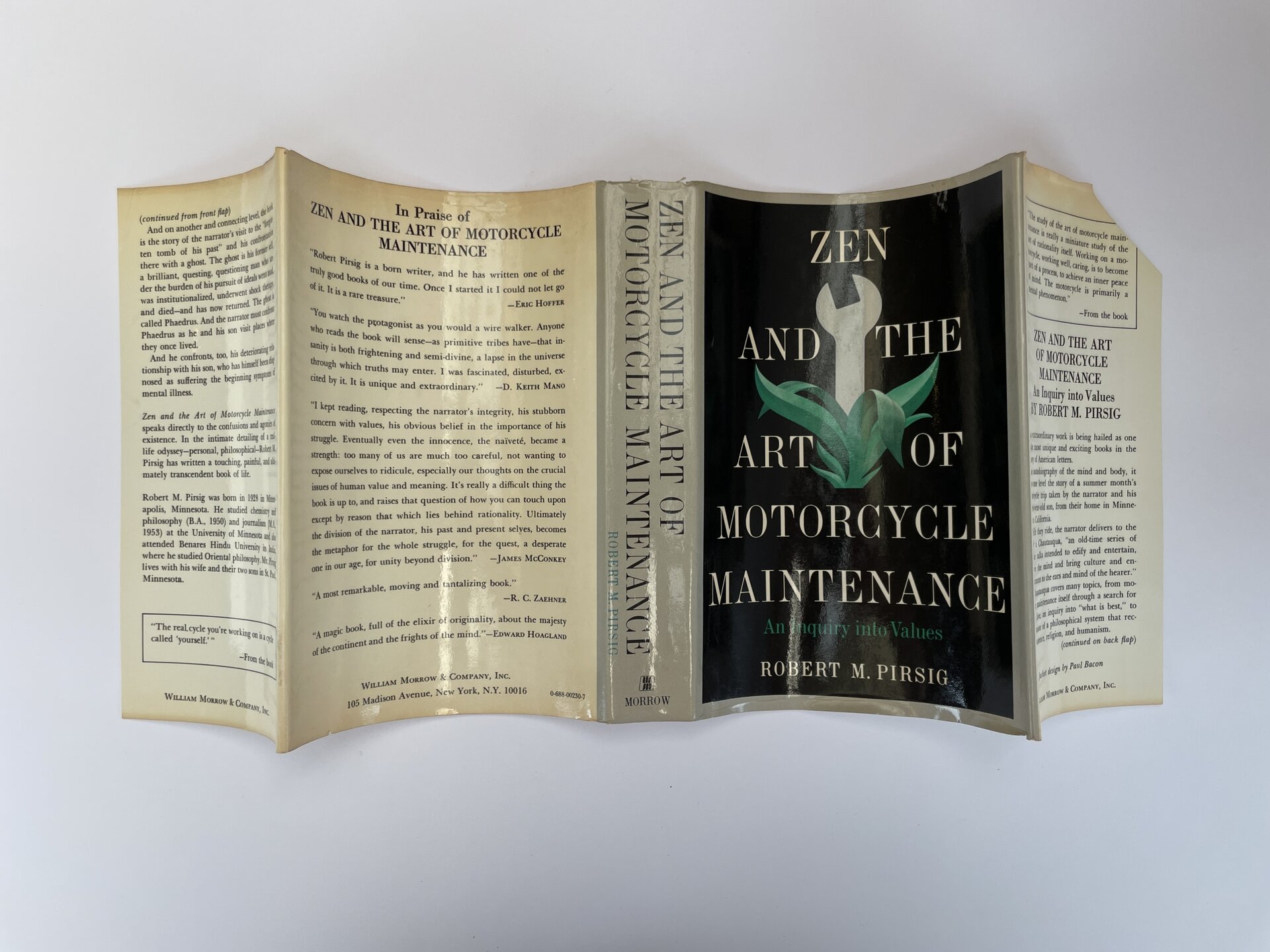Robert M. Pirsig - Zen and the Art of Motorcycle Maintenance - First US ...