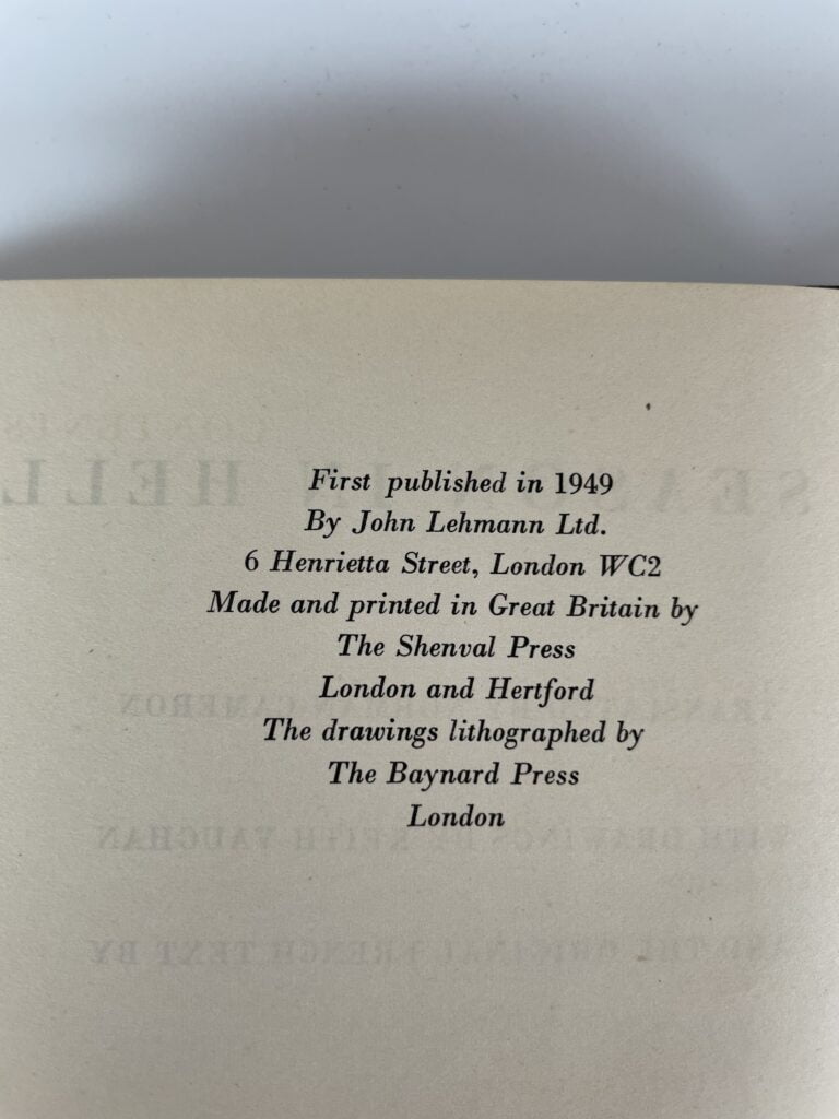 Arthur Rimbaud (Keith Vaughan) - A Season In Hell - First Edition 1949
