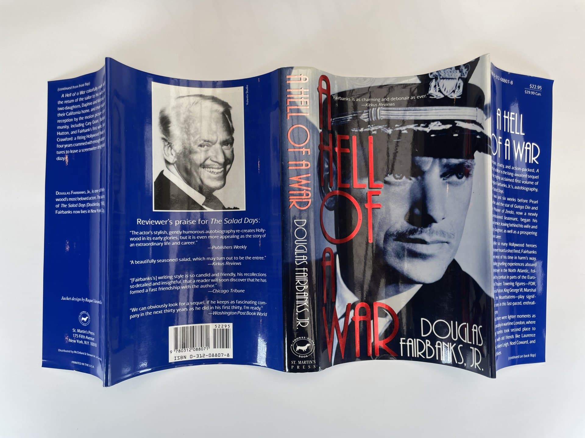 Douglas Fairbanks Jnr - A Hell Of A War - First Edition 1993 - SIGNED ...