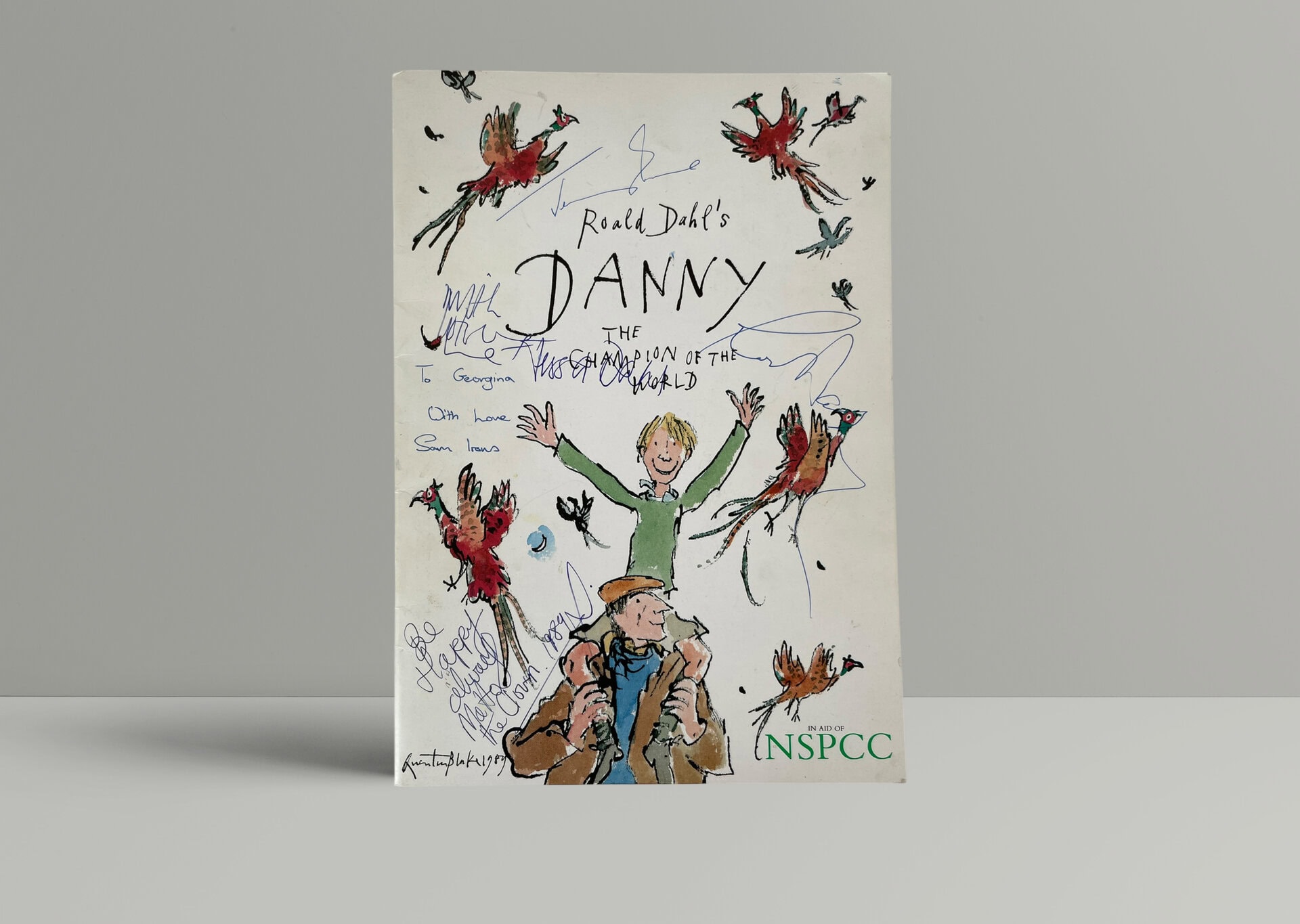 Roald Dahl - Danny The Champion of the World - Programme SIGNED by ...