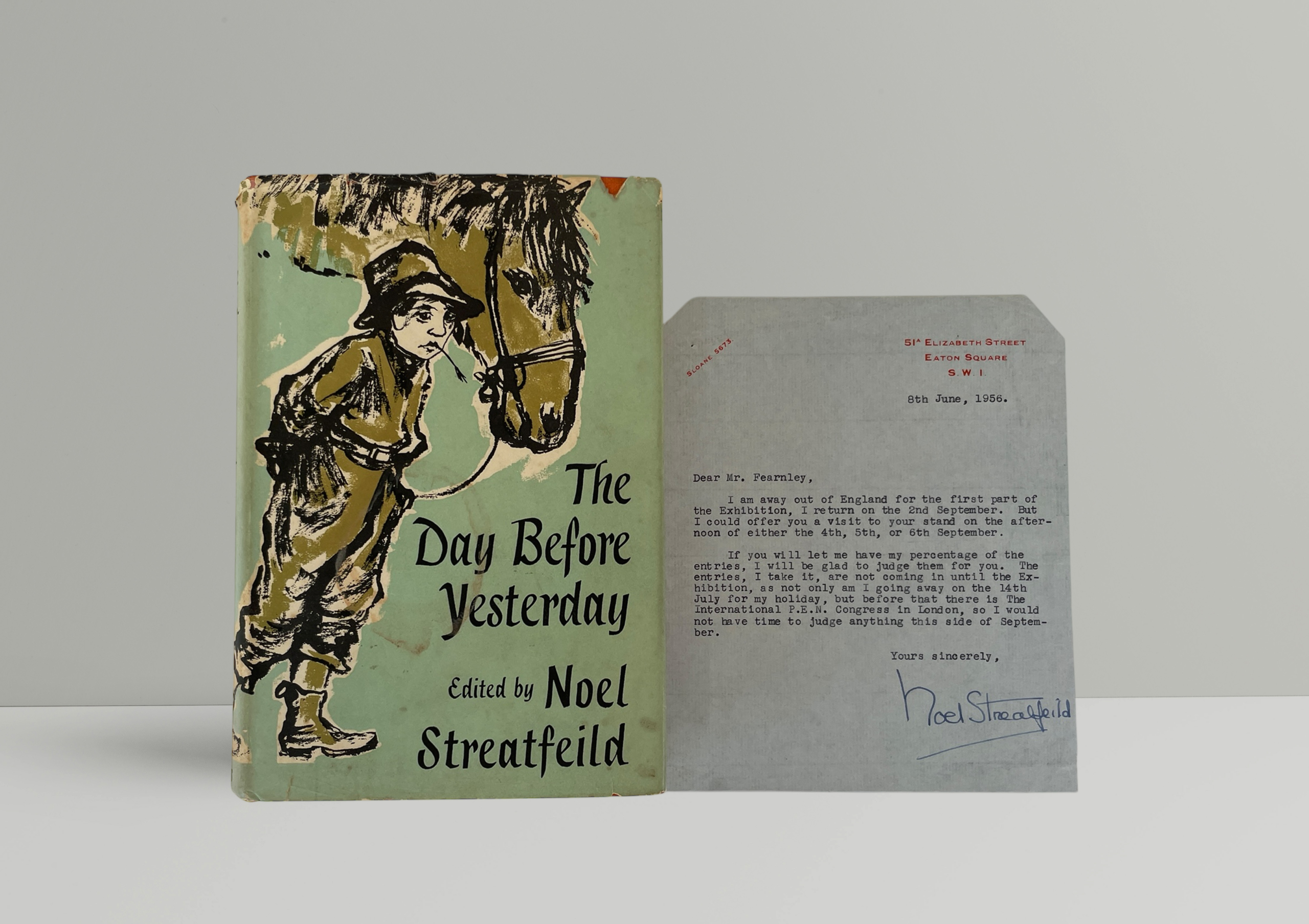 Noel Streatfeild - The Day Before Yesterday - First Edition 1956 - with ...